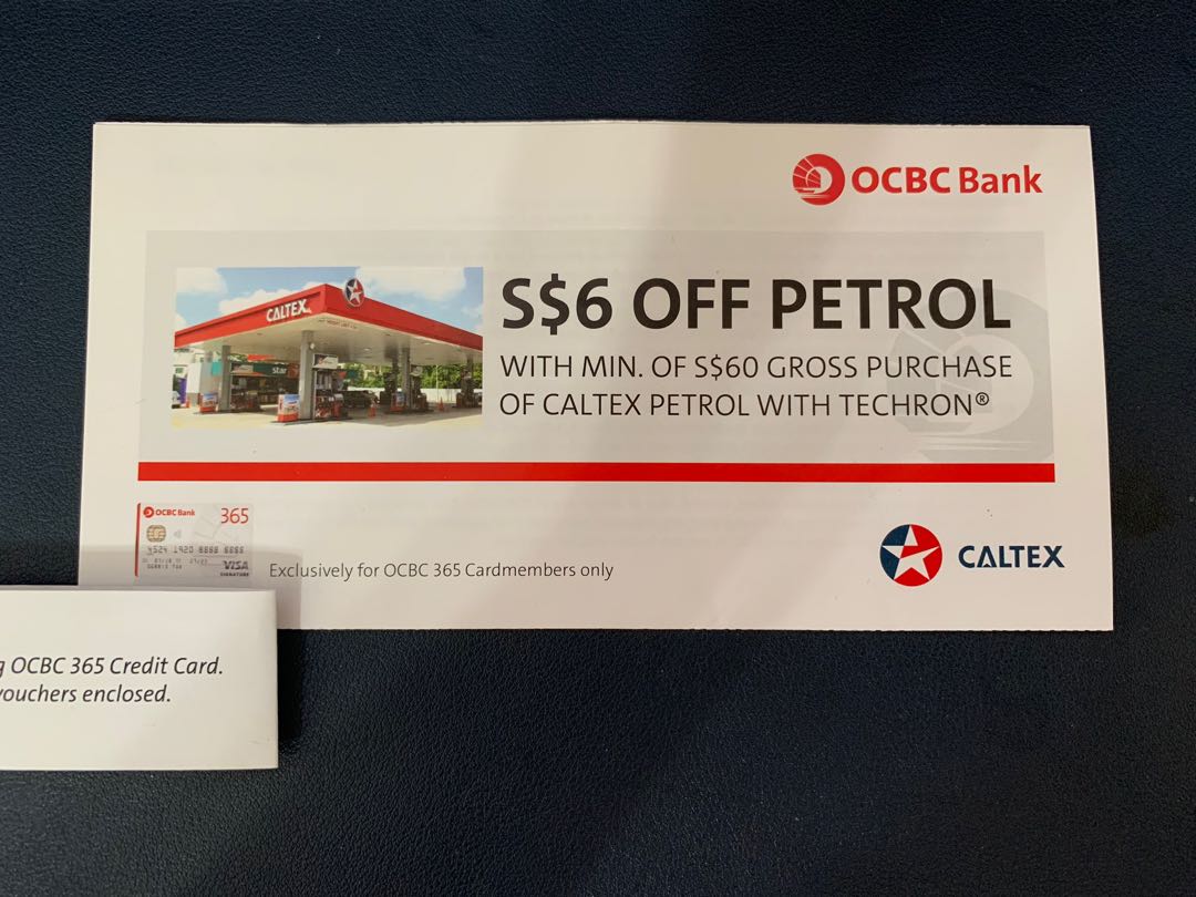 [Free] Caltex Petrol Voucher, Tickets & Vouchers, Vouchers on Carousell