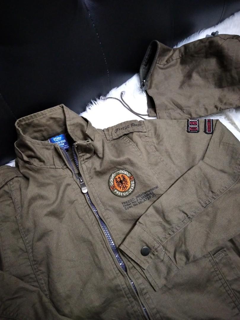 Freego Teens Tactical Cargo Jacket, Men's Fashion, Coats, Jackets and ...