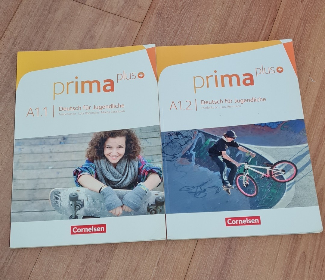 German textbooks- Prima Plus A1.1 and A1.2, Hobbies & Toys, Books ...