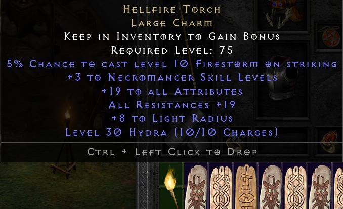 GG 19/19 Necromancer Torch(Necro) : Diablo 2 Resurrected, Video Gaming ...