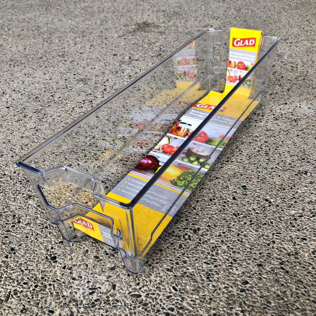 GLAD Ref & Freezer Organizer Bin, Furniture & Home Living, Kitchenware ...