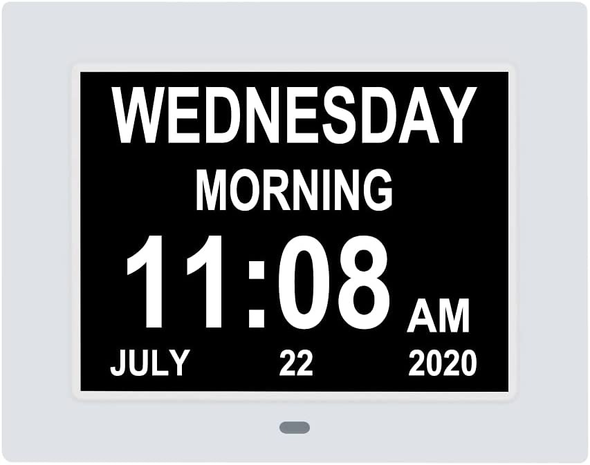 H1776 TMC [2021 Newest] 7.5 Inch Dementia Clock Digital Calendar Clock ...