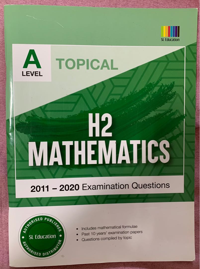 H2 Math Topical TYS 2011-2020, Hobbies & Toys, Books & Magazines ...