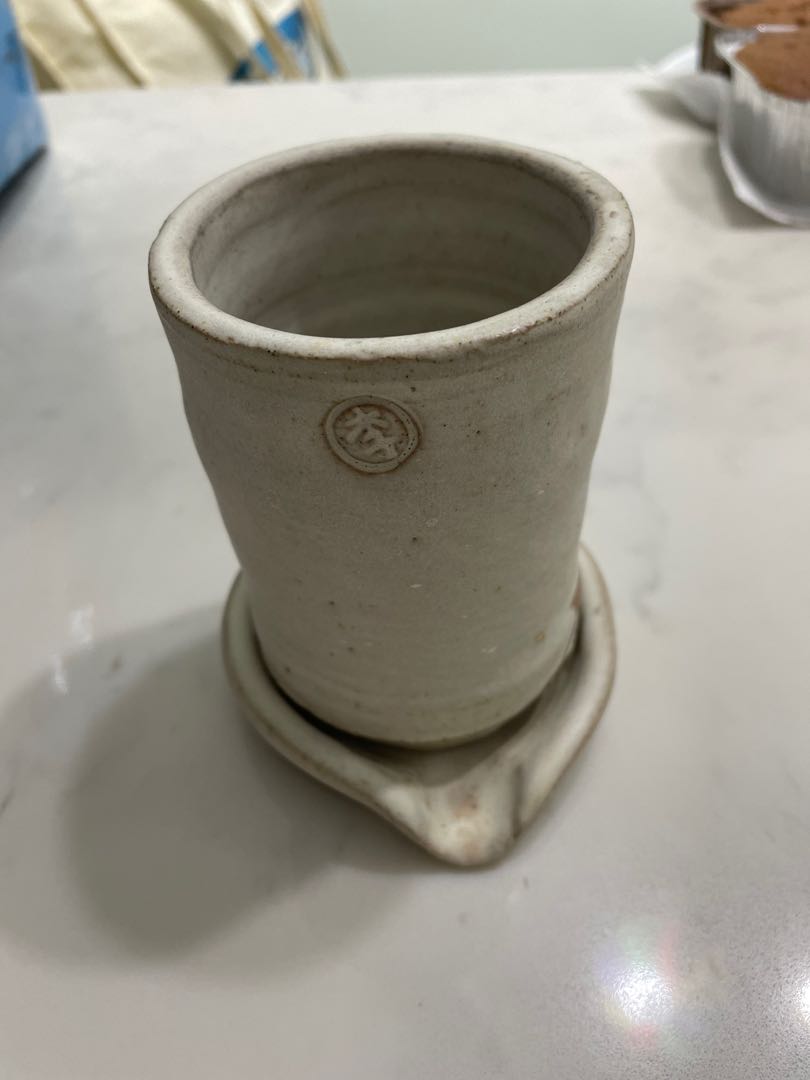 Handmade pottery cutlery drainer, Furniture & Home Living, Kitchenware ...