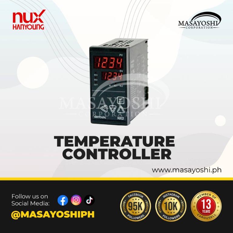 Hanyoung Nux Digital Temperature Controller 48 X 96 X 100MM | Model# NX2-00 | Temperature ...