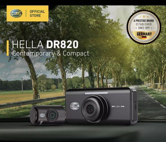 Hella DR820 Front and Rear Dashcam, Car Accessories, Accessories on ...