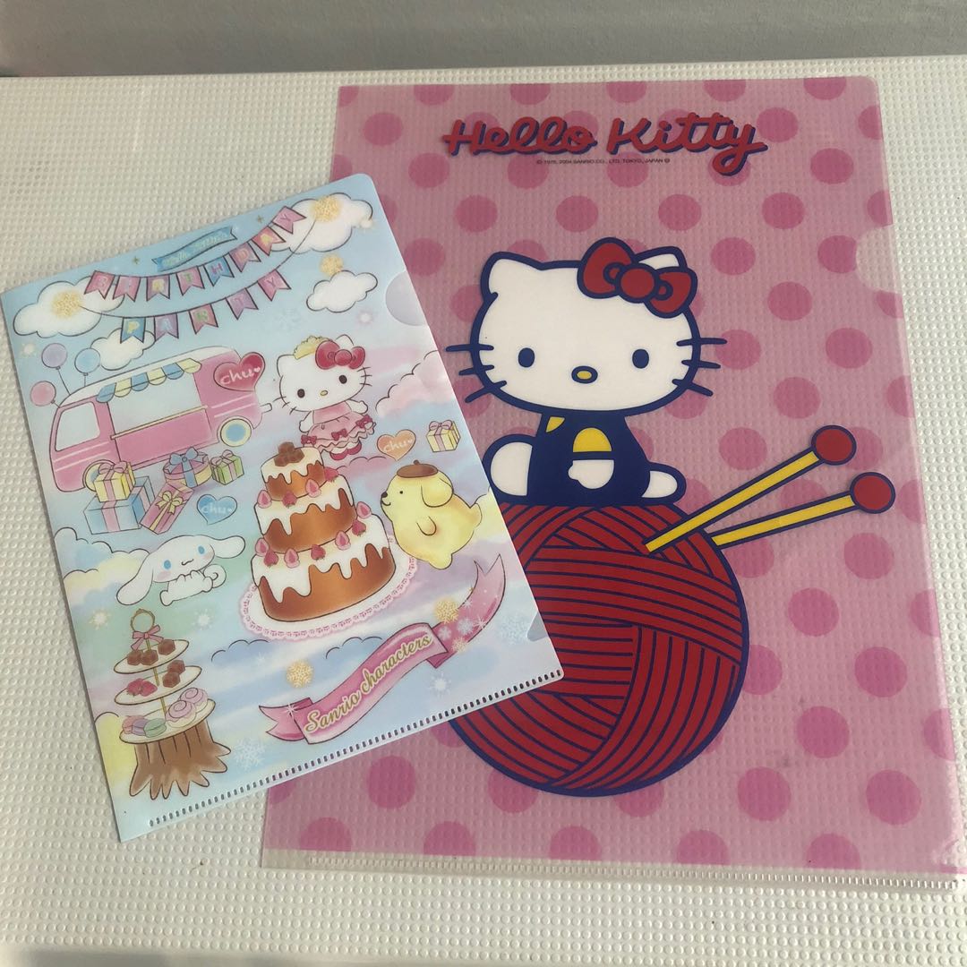 Hello kitty folder, Hobbies & Toys, Memorabilia & Collectibles, Fan ...