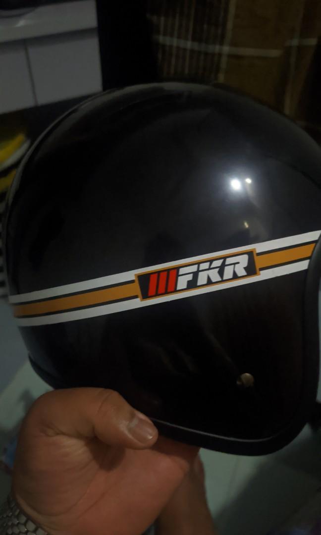 Helmet FKR size L, Motorbikes on Carousell