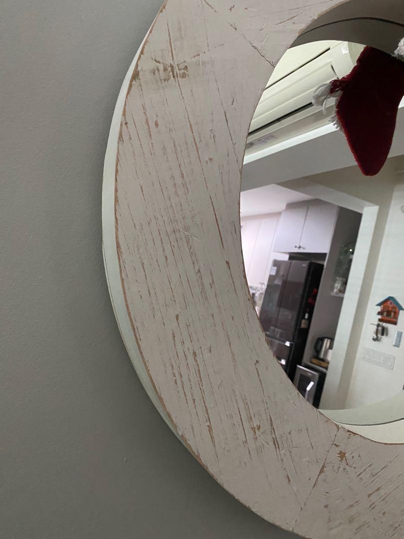 Hooga Enoch Round Mirror, Furniture & Home Living, Home Decor, Mirrors ...