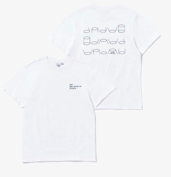 Hybe Insight White T-shirt (BTS/Seventeen/TXT/GFRIEND/Enhypen), Women's ...