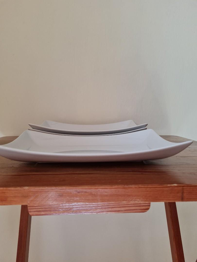 Ikea rectangular shallow plates, Furniture & Home Living, Kitchenware ...
