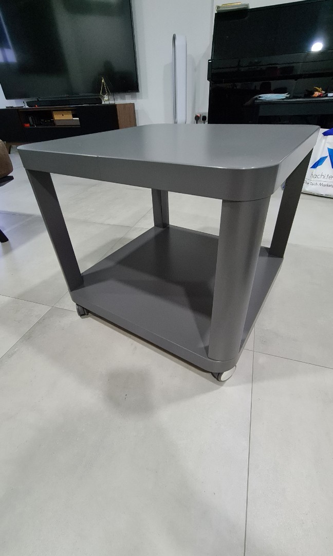 IKEA TINGBY Side table on castors, 50x50 cm, Furniture & Home Living ...