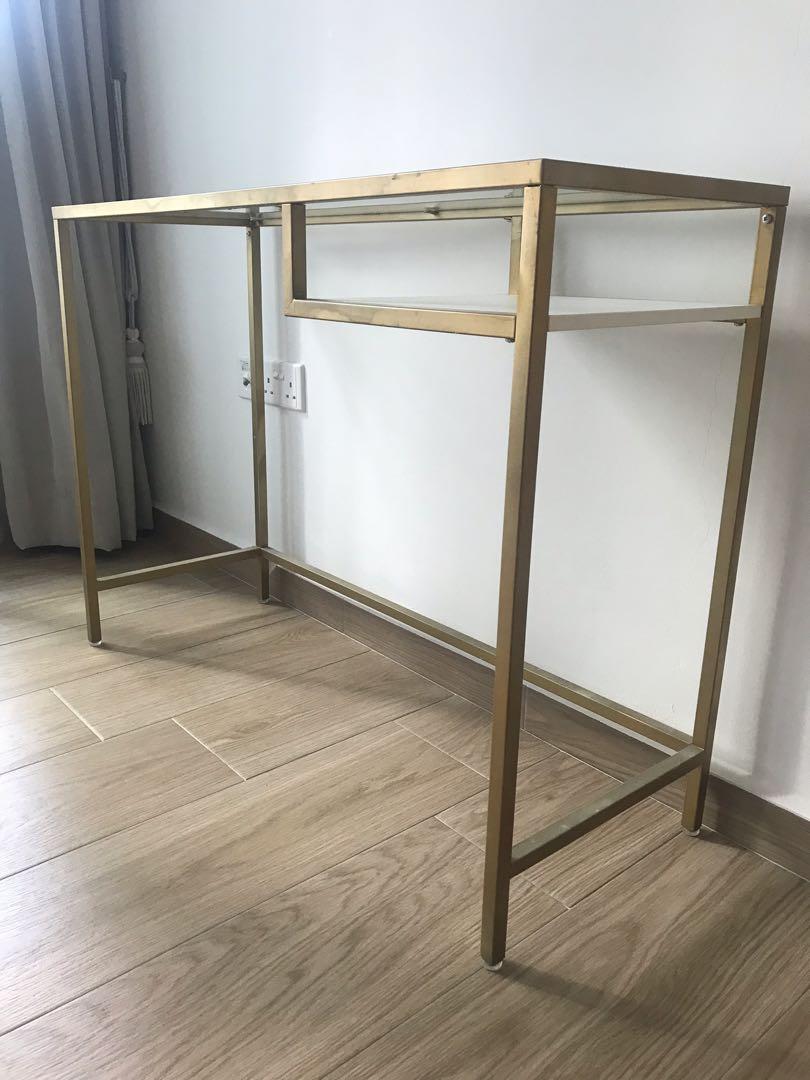 IKEA Vittsjo Laptop/ Dressing Table, Furniture & Home Living, Furniture ...