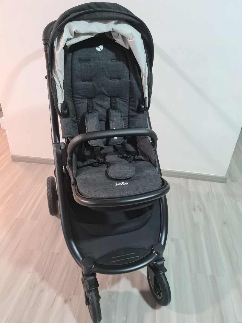 Joie Versatrax Pavement Stroller + Rain Cover, Babies & Kids, Going Out ...