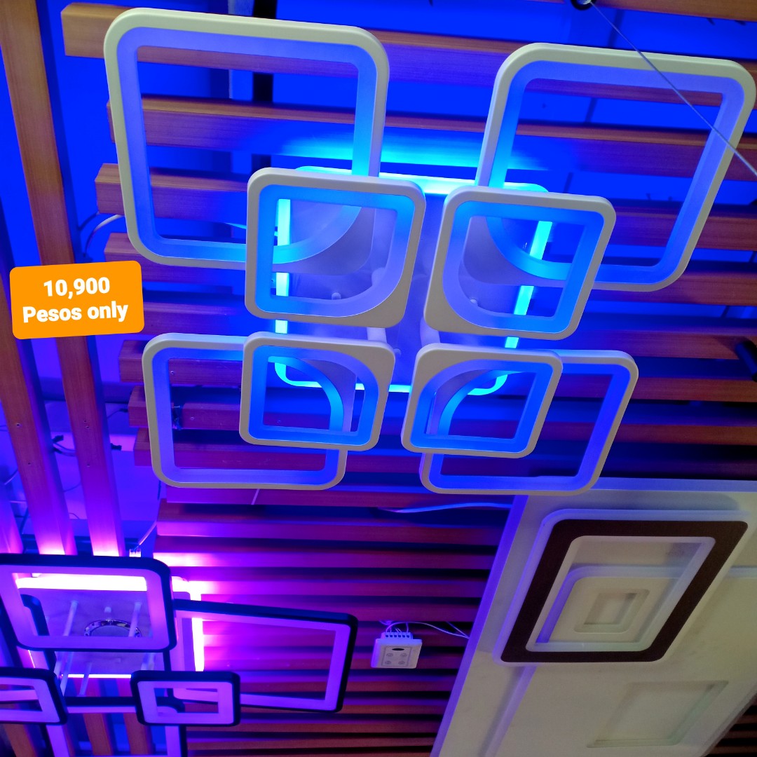 Led ceilling lamps Tri color Bluetooth Music speaker with remote ...