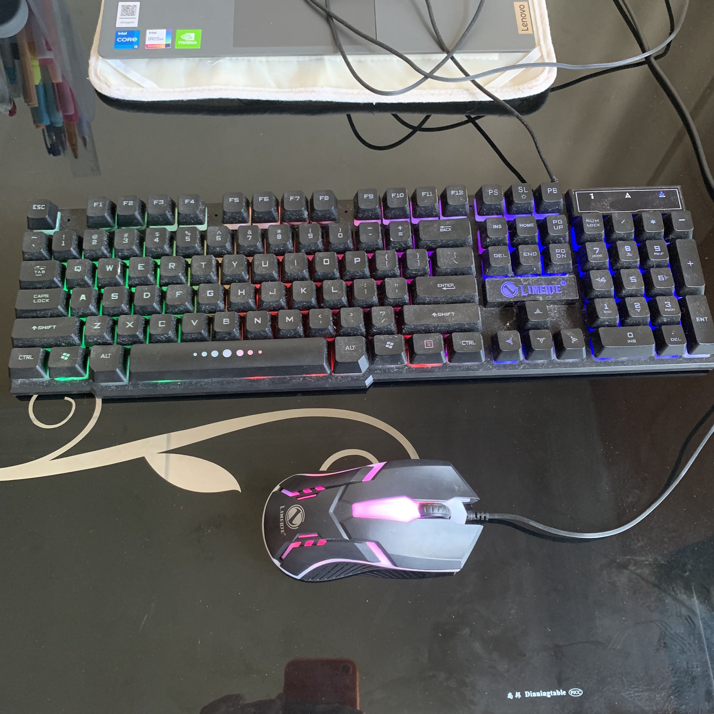 Limeide keyboard and mouse set, Computers & Tech, Parts & Accessories ...