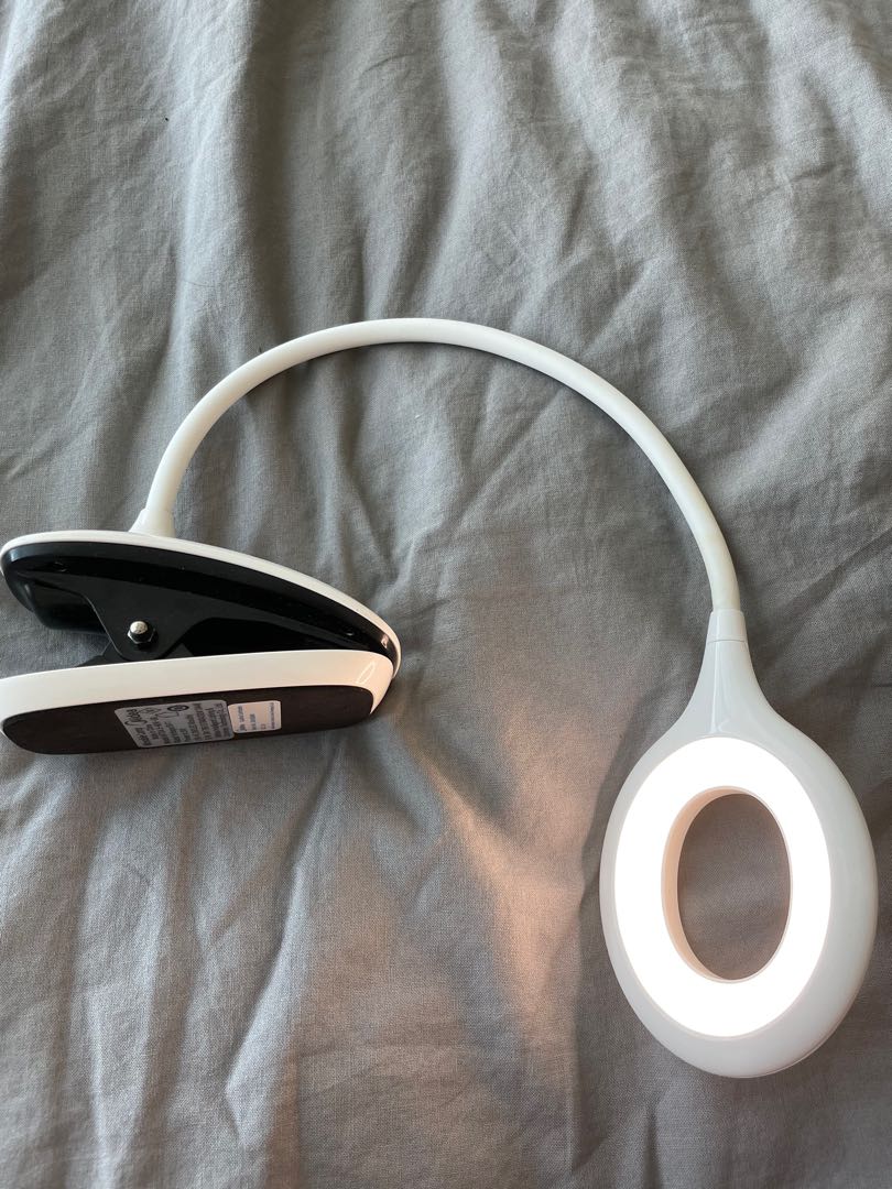 Media movable clip lamp, Furniture & Home Living, Lighting & Fans ...