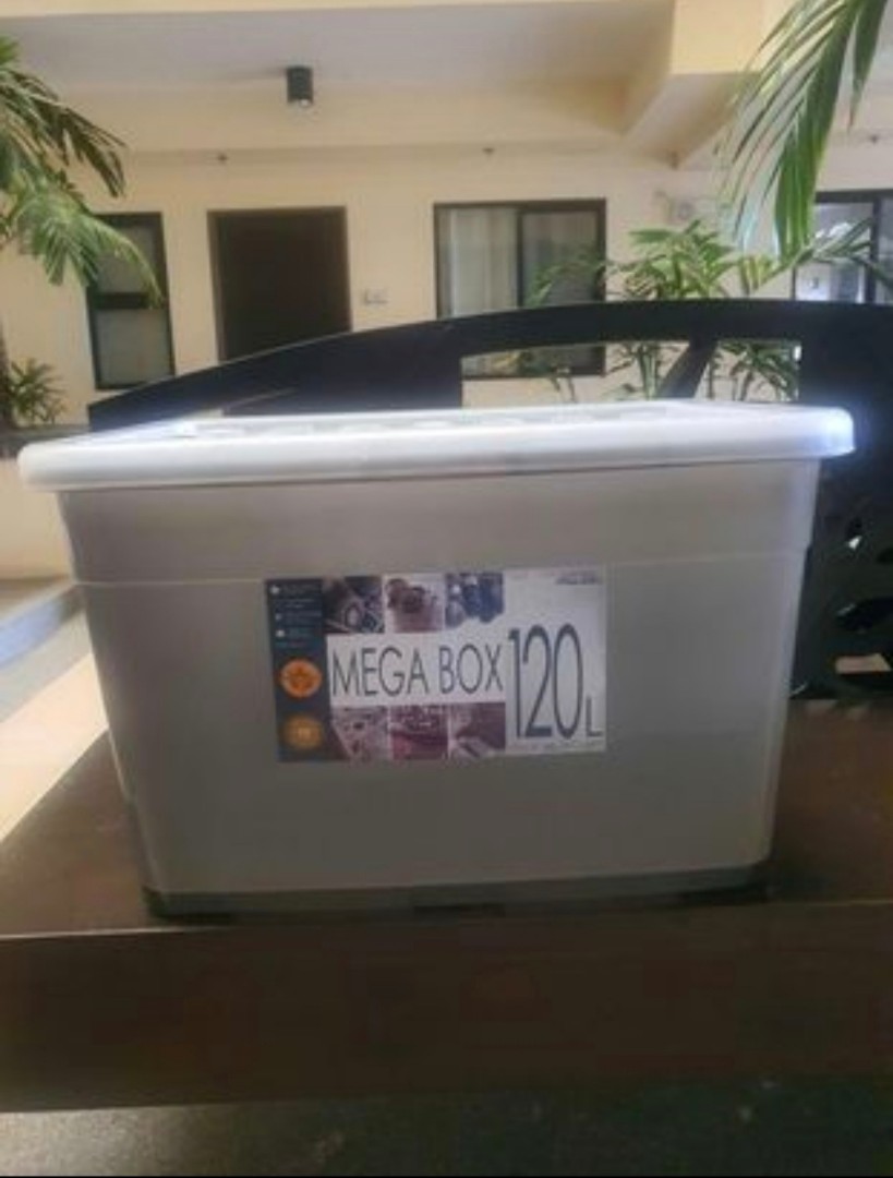 MEGABOX STORAGE 95L and 120L Available, Furniture & Home Living, Home ...