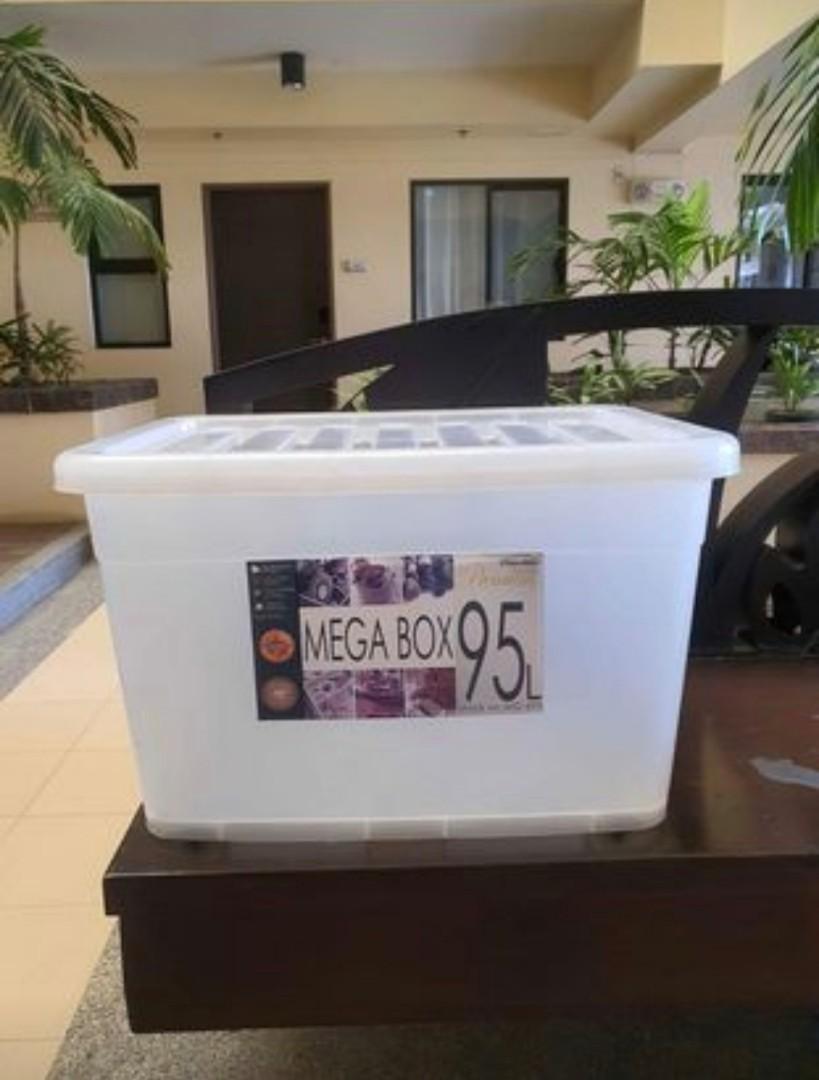 MEGABOX STORAGE 95L and 120L Available, Furniture & Home Living, Home ...