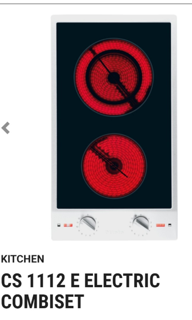 MIELE Electric Hob Induction CS1112, TV & Home Appliances, Kitchen ...