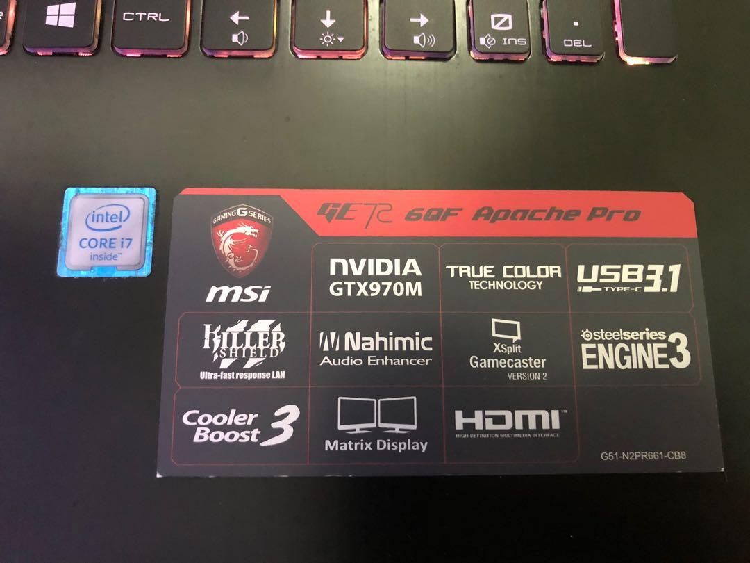 MSI GAMING LAPTOP 17 inch Screen, Computers & Tech, Laptops & Notebooks ...