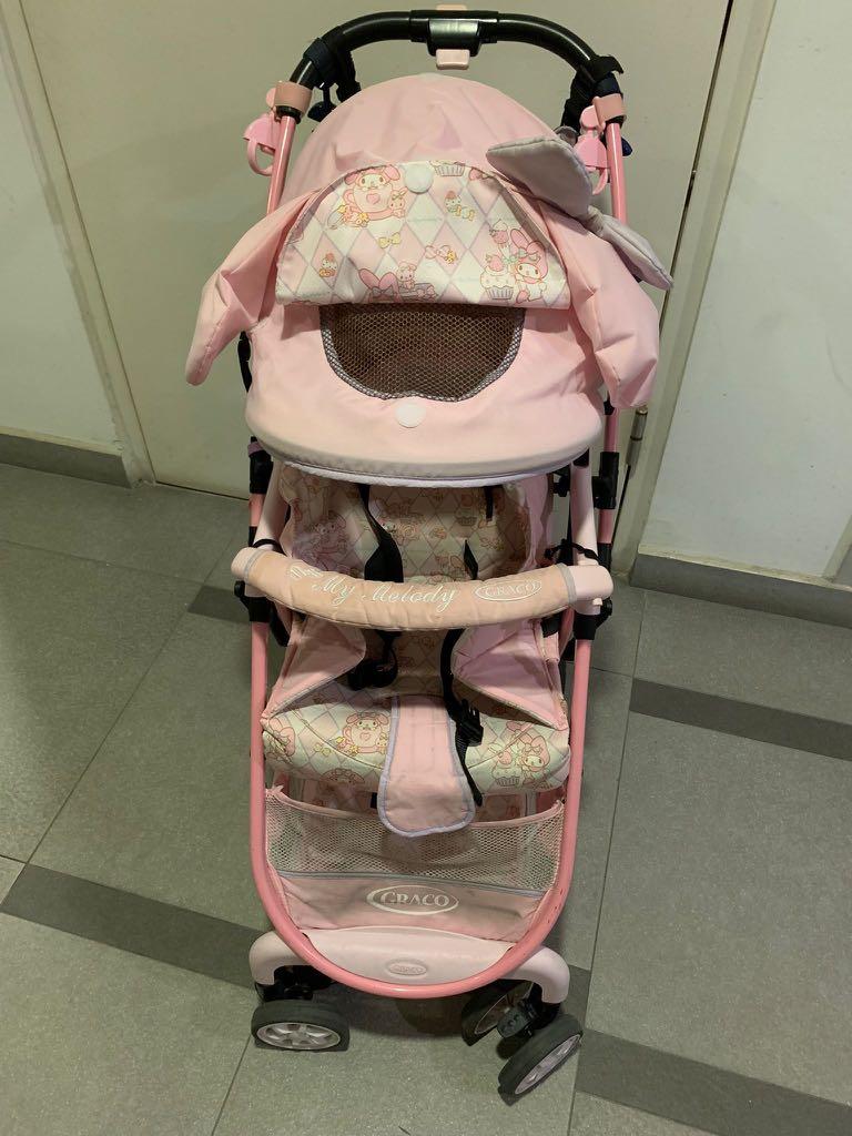 My Melody Stroller, Babies & Kids, Going Out, Strollers on Carousell