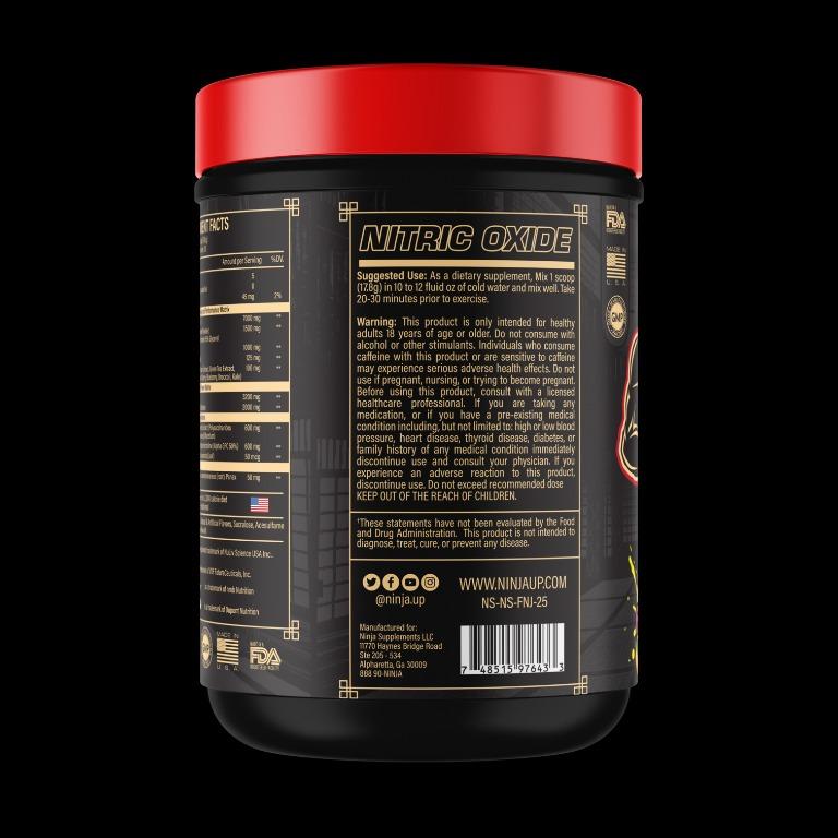 Ninja Swole: Non-Stim Pump Pre Workout, Health & Nutrition, Health ...