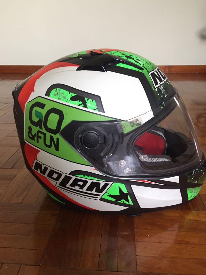 NOLAN N64 FULL FACE HELMET SIZE M, Motorbikes on Carousell