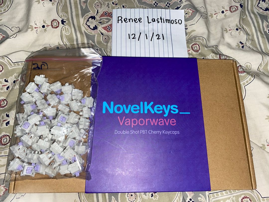 Novelkeys Vaporwave Keycaps, Computers & Tech, Parts & Accessories ...