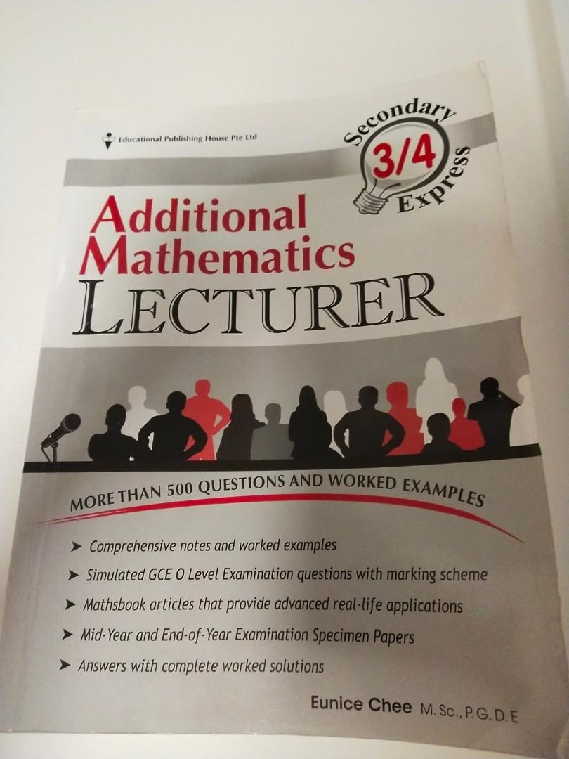 O level A math reference book, Hobbies & Toys, Books & Magazines ...