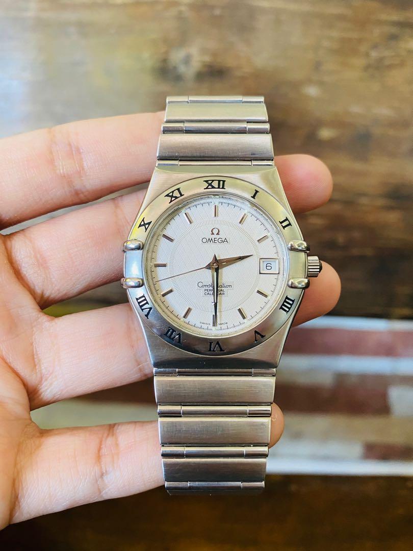 Omega Constellation Perpetual Calendar, Luxury, Watches on Carousell