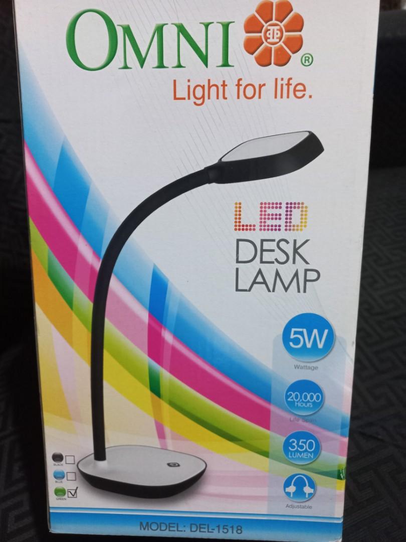 Omni LED Desk Lamp(Green), Furniture & Home Living, Lighting & Fans ...