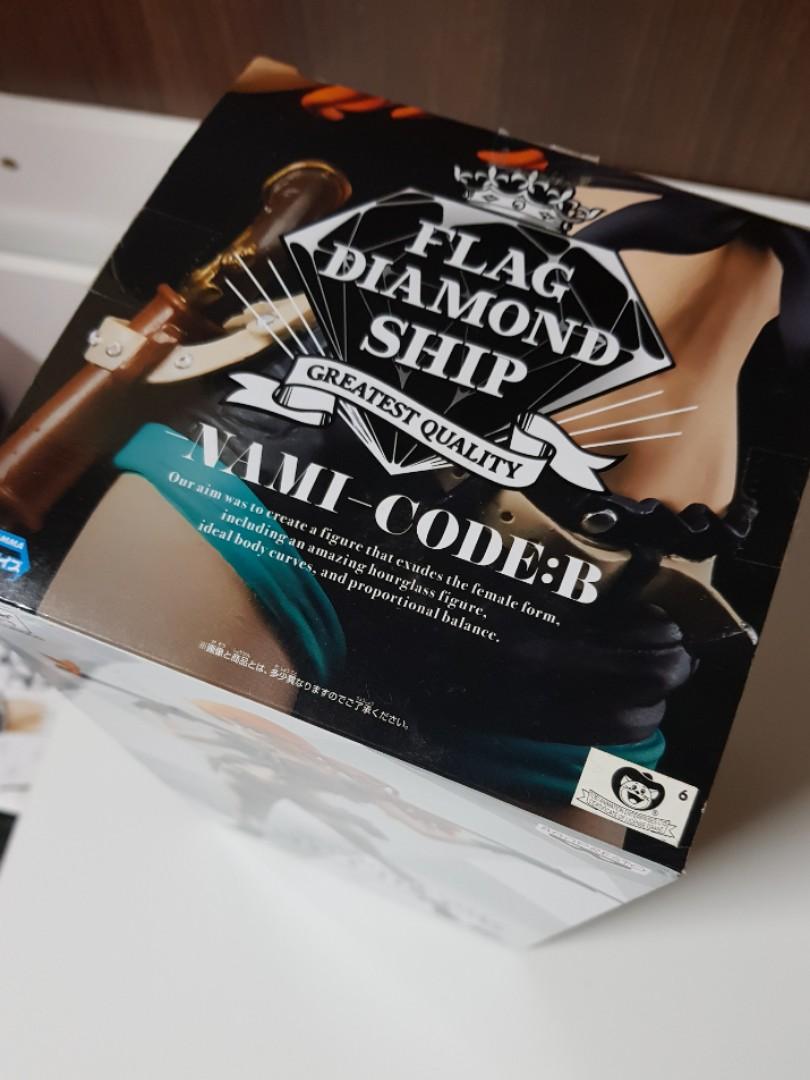 One piece 娜美 Nami figure flag diamond ship code:b, 興趣及遊戲, 玩具 & 遊戲類 - Carousell