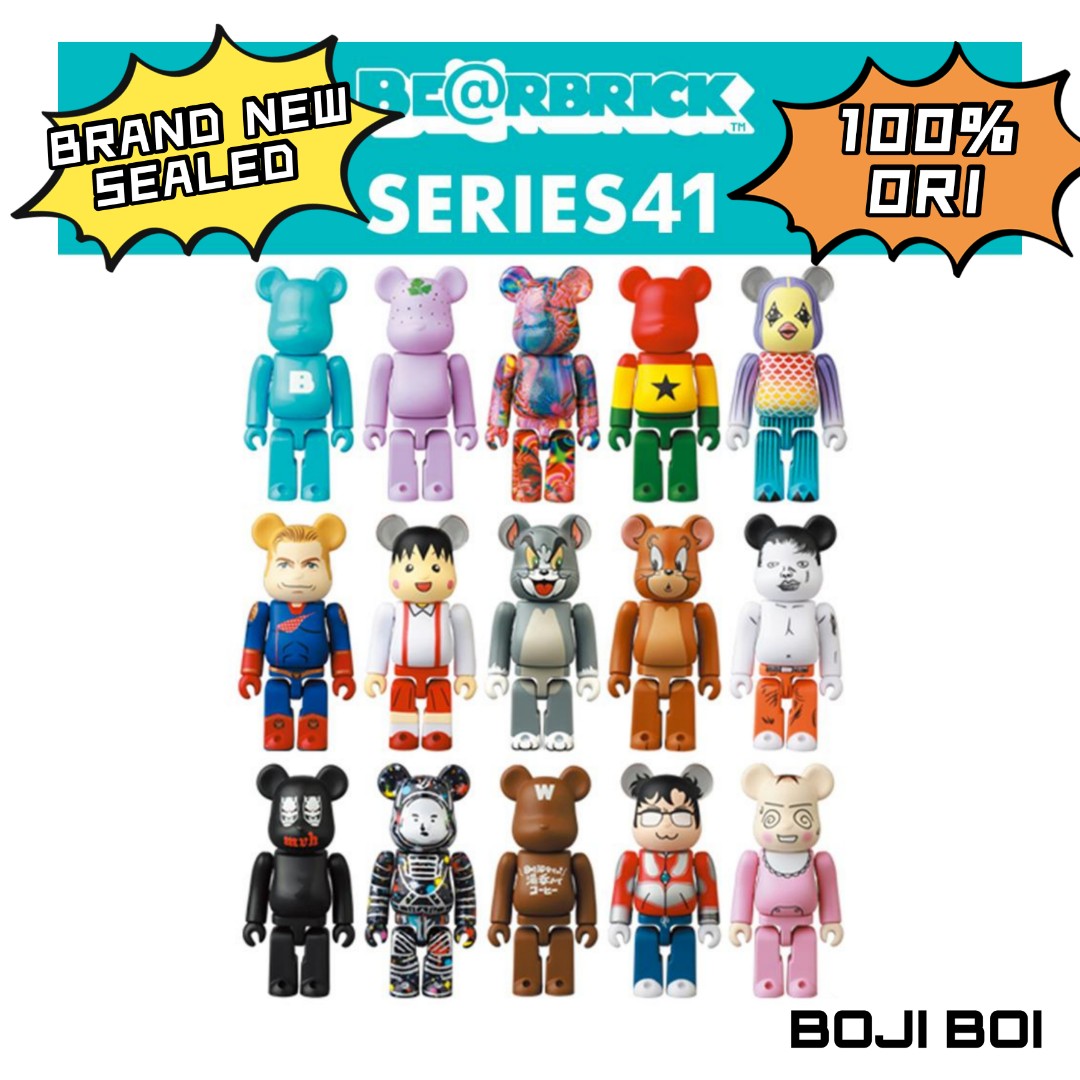 Original Medicom Toy 7cm Bearbrick 100% Blind Box Series 41 Bearbricks ...