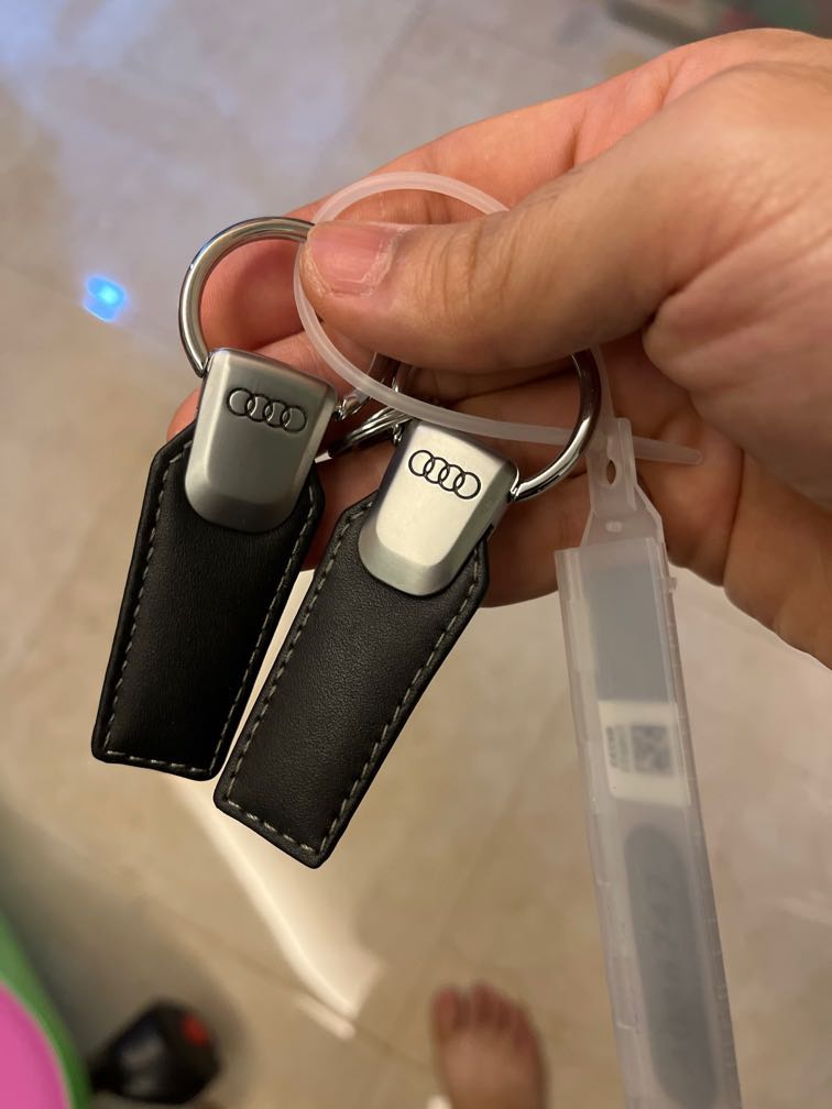Original new Audi leather keychain, Mobile Phones & Gadgets, Other ...