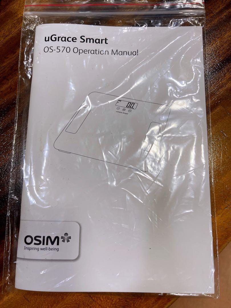 OSIM uGrace Smart Body Composition Monitor, Health & Nutrition, Health ...
