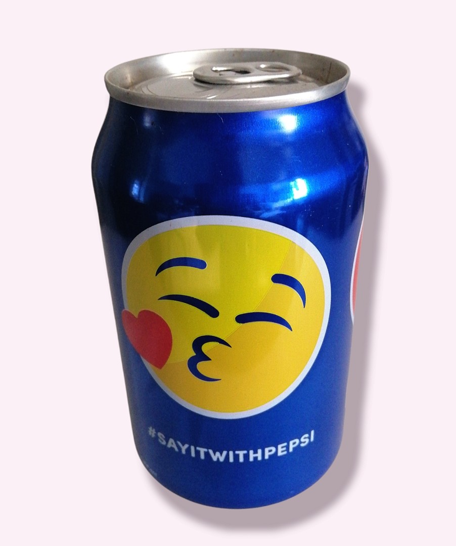 PEPSI " #SAYITWITHPEPSI " SMILE KISS U LIMITED EDITION 325ML, Hobbies ...