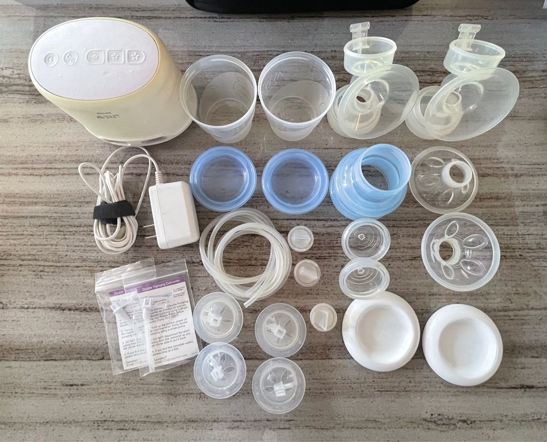 Philips Avent Dual Pump + accessories , Babies & Kids, Nursing ...
