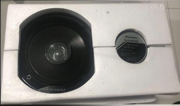 Pioneer TS-G1615R Dual - Cone Speakers (2pcs). IMPP (Injection-Molded ...