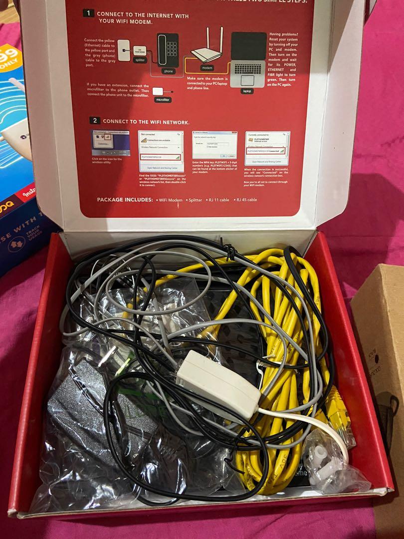 PLDT Landline Modem and Wire, TV & Home Appliances, Other Home ...