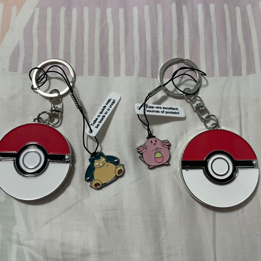 Pokemon Keychain - Snorlax & Chansey, Hobbies & Toys, Memorabilia ...