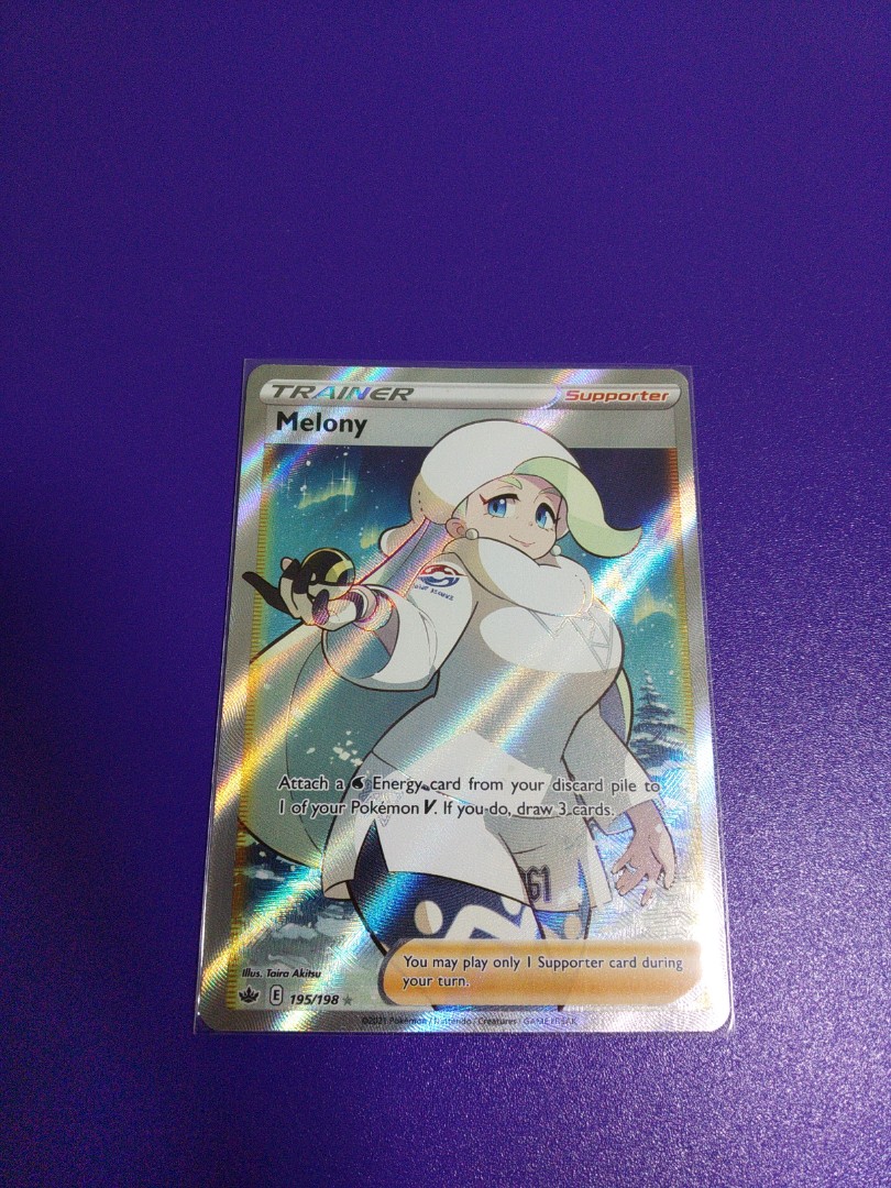 Pokemon TCG Melony Full Art Trainer Ultra Rare - SS6 Chilling Reign ...