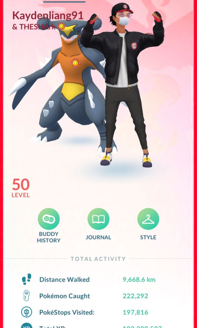 Pokémon go acc level 50, Video Gaming, Gaming Accessories, In-Game ...