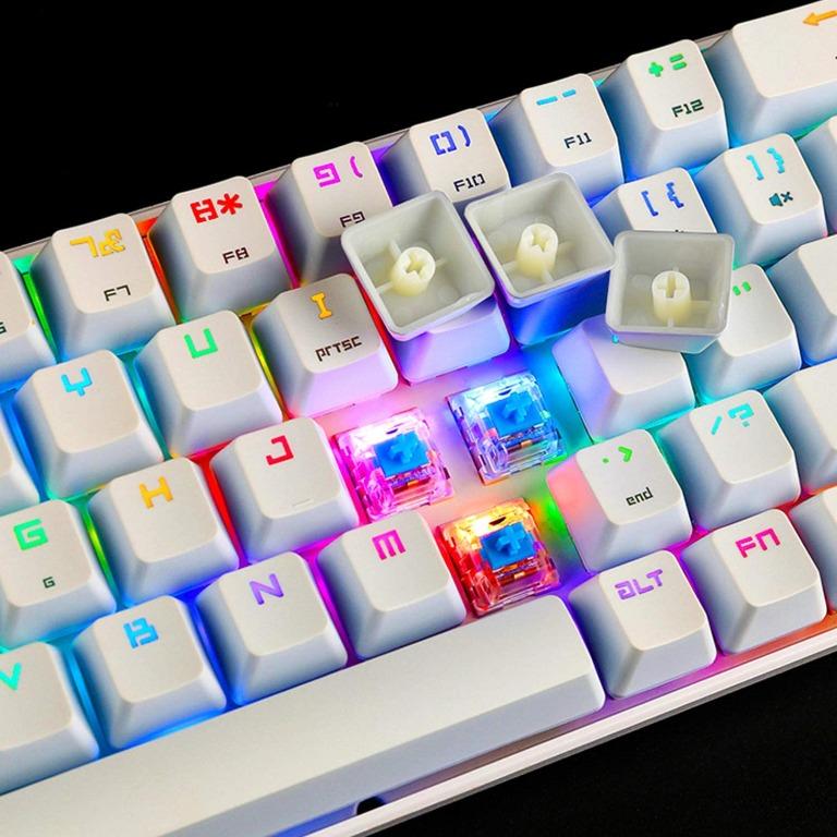 Portable RGB Gaming Office Magic Refiner MK14 60% Mechanical Keyboard ...