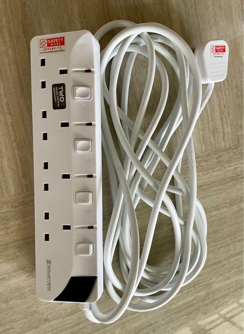 Power Extension 6M, TV & Home Appliances, Electrical, Adaptors ...