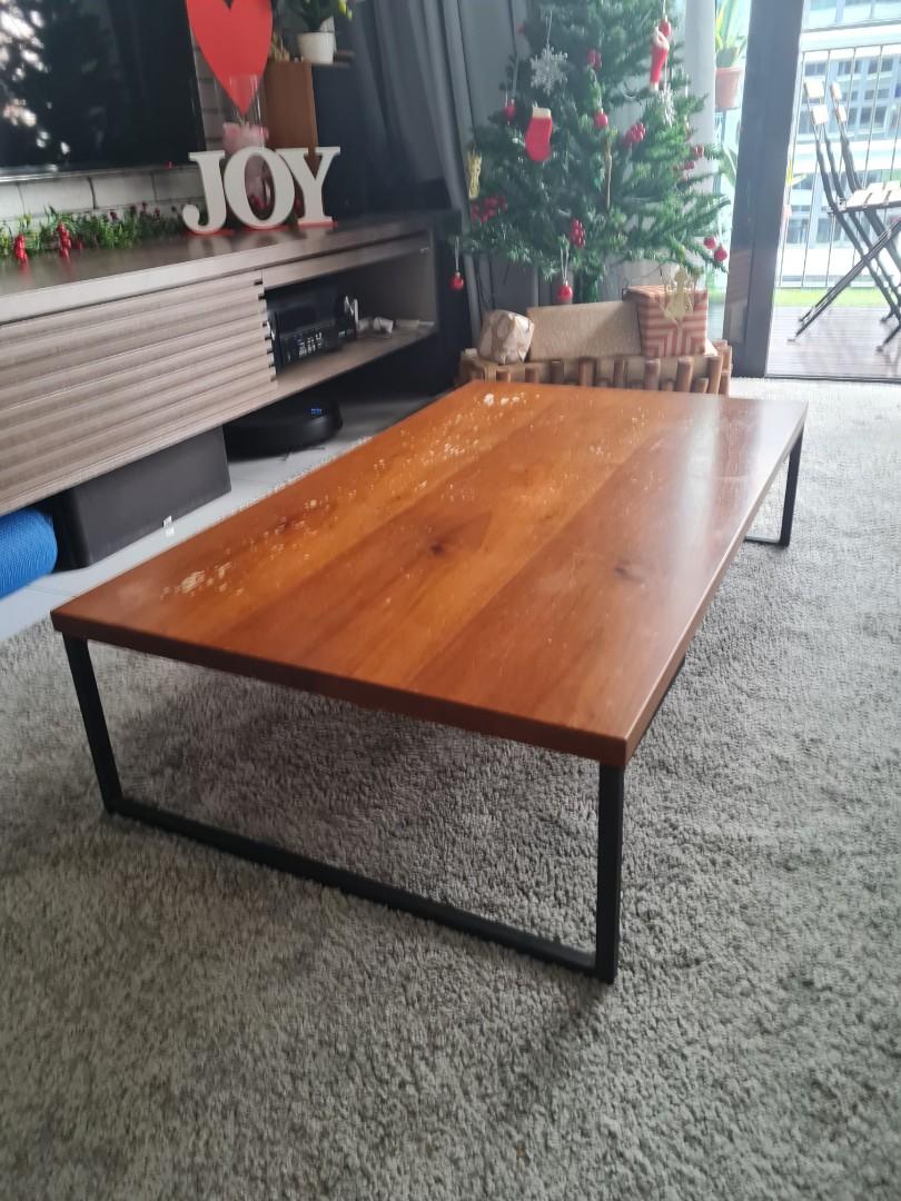 Pre loved low coffee table, Furniture & Home Living, Furniture, Tables ...