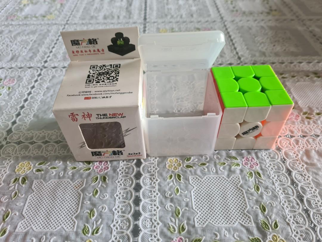 Qiyi New Thunderclap/Thunderclap V2 3x3 Cube Rubiks Cube Mo Fang Ge ...