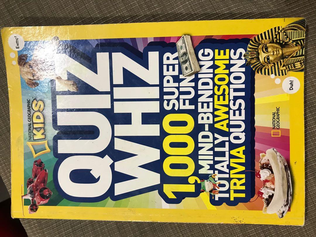 quiz whiz book, Hobbies & Toys, Books & Magazines, Fiction & Non ...
