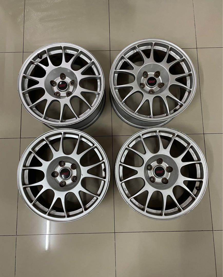 RARE Subaru WRX STI S204 Rims, Car Accessories, Tyres & Rims on Carousell