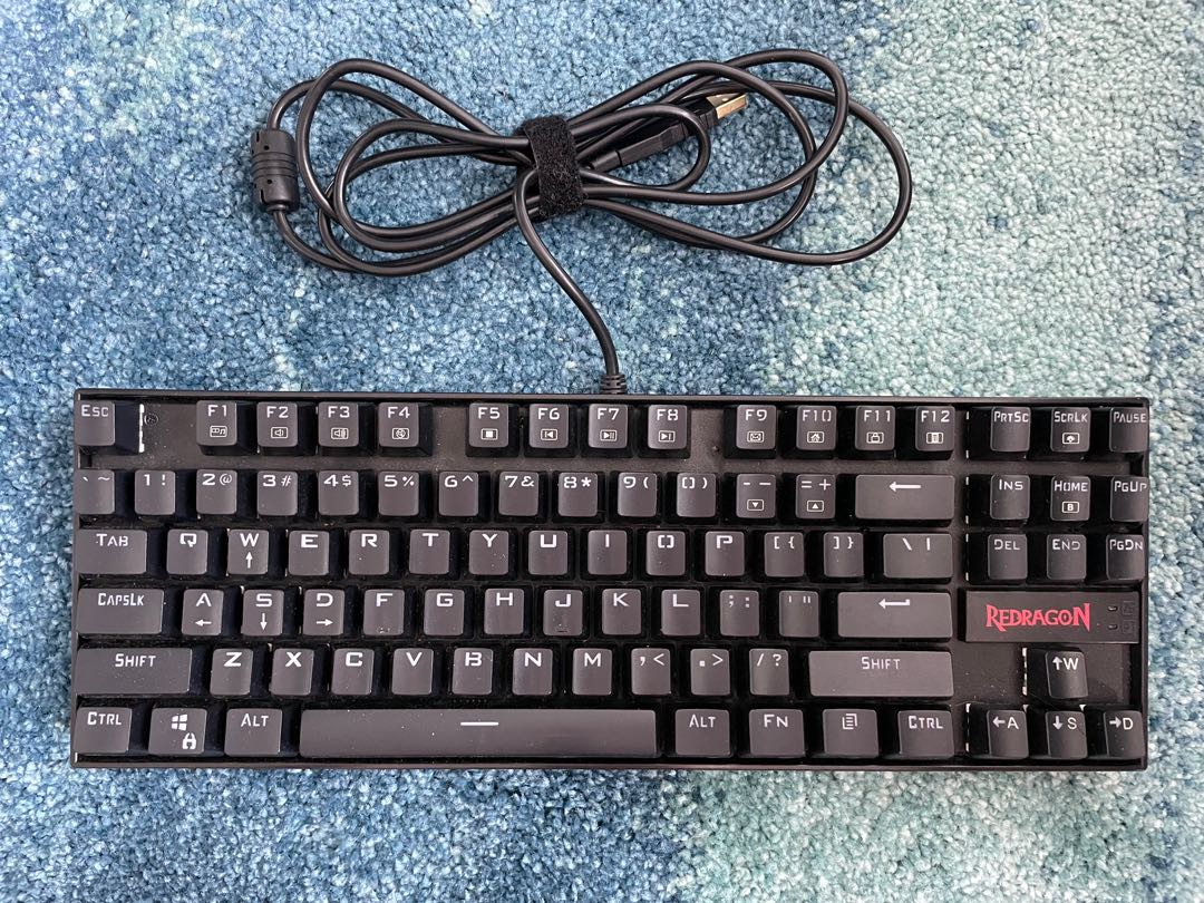 Red dragon mechanical gaming keyboard, Computers & Tech, Parts ...